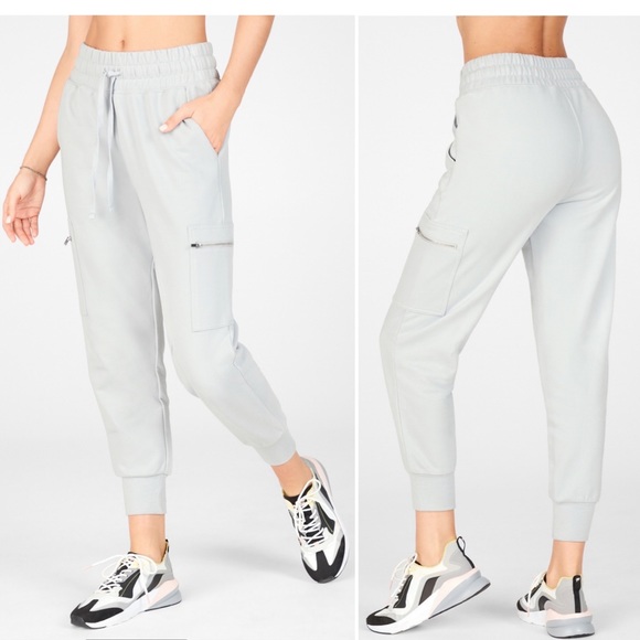 Fabletics | Pants & Jumpsuits | Fabletics Kendall Cargo Jogger Grey ...